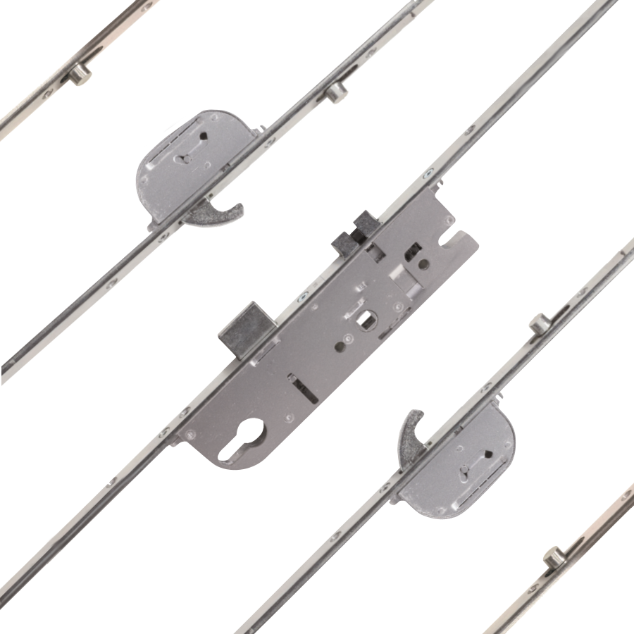 MACO Lever Operated Latch & Deadbolt Single Spindle - 2 Hook 4 Roller ...