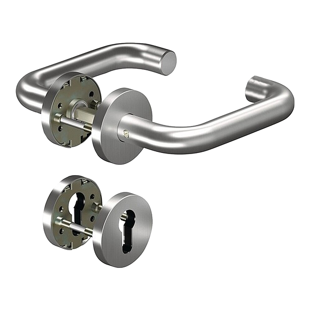 DORMAKABA Ogro Core Round Bar Return Lever Handle Set To Suit SVP Lock ...
